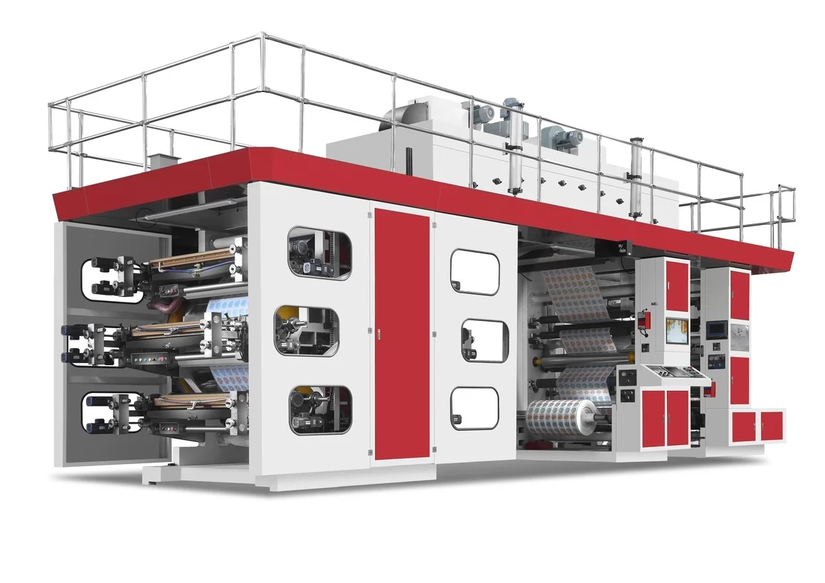 flexographic printing press inking method- operating principle