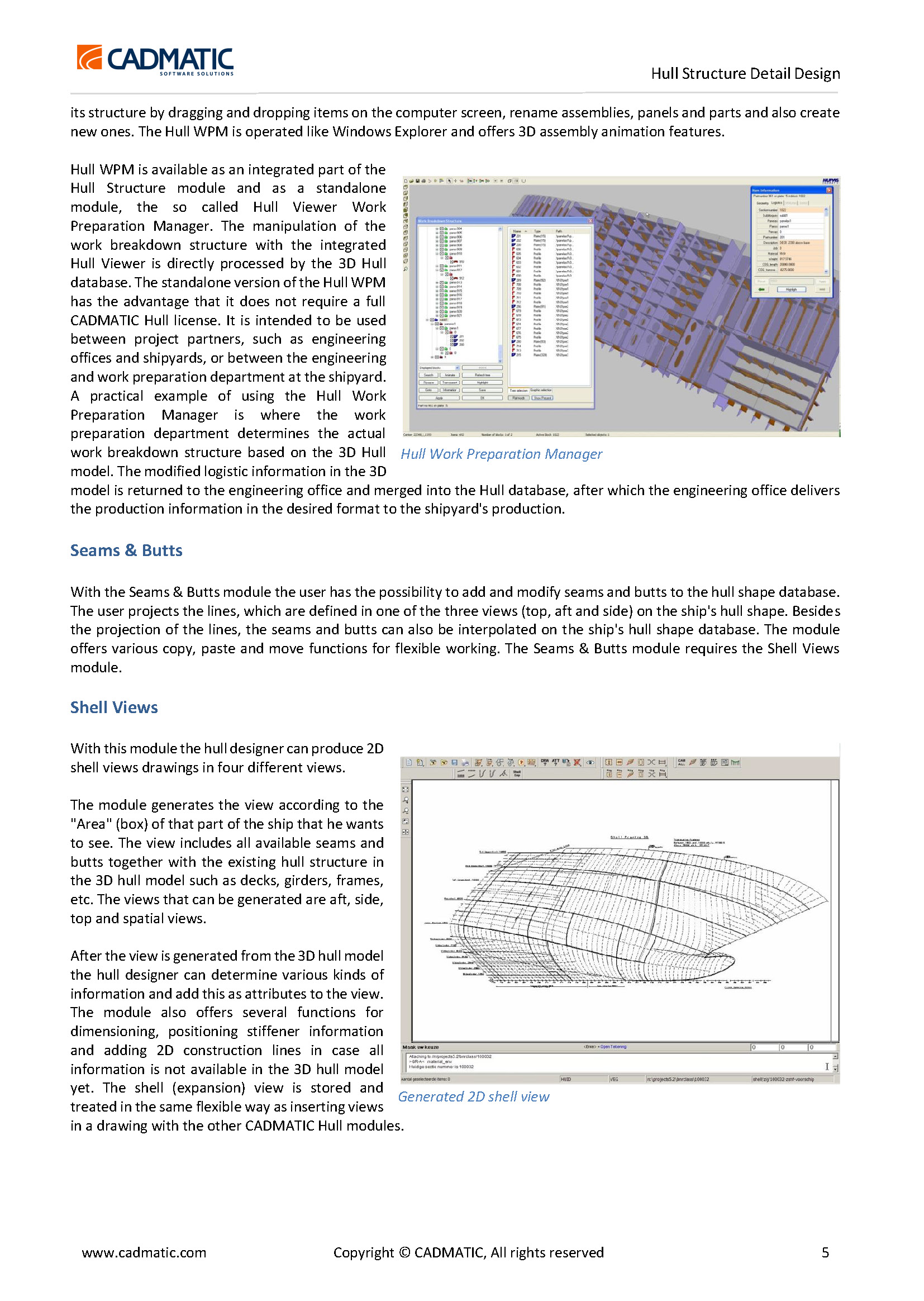 CADMATIC Hull Structure Detail Design