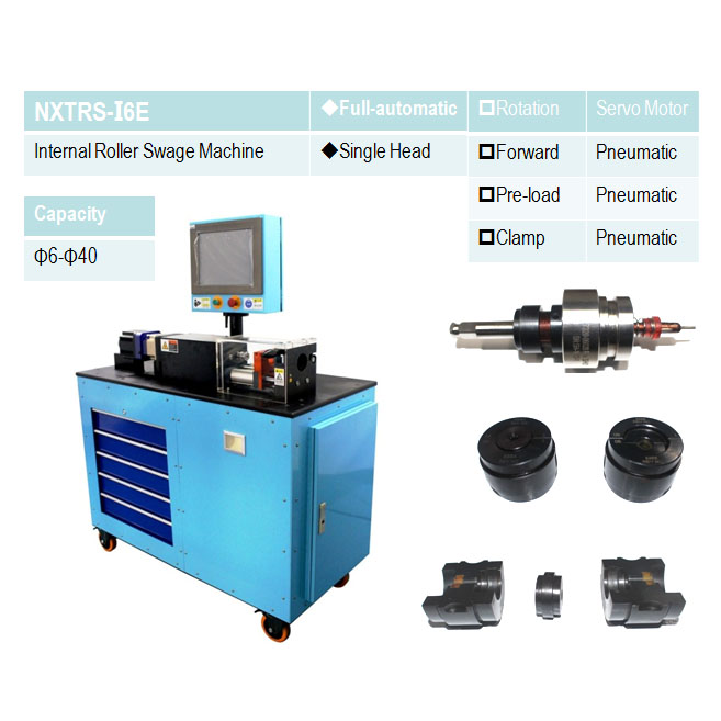 Flareless Internal Roller Swage Machine